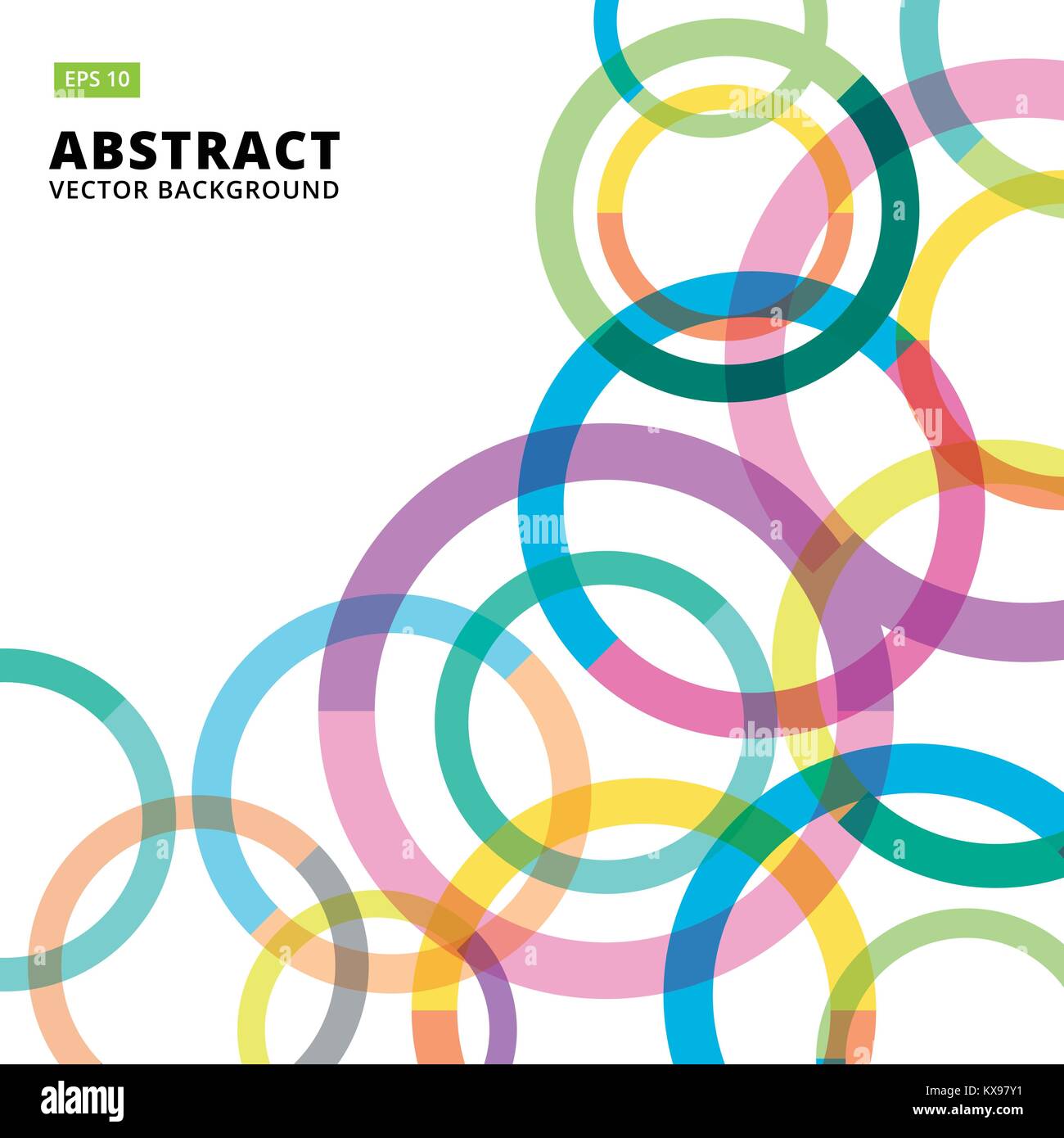 circle colorful abstract vector background copy space Stock Vector ...