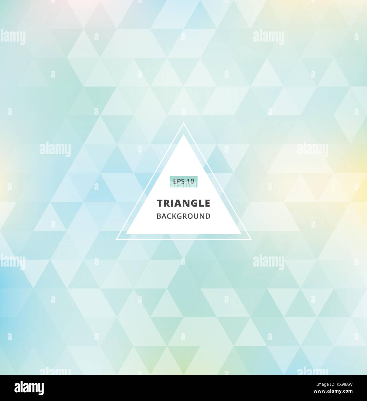 blue green abstract triangle pattern background seamless vector Stock ...