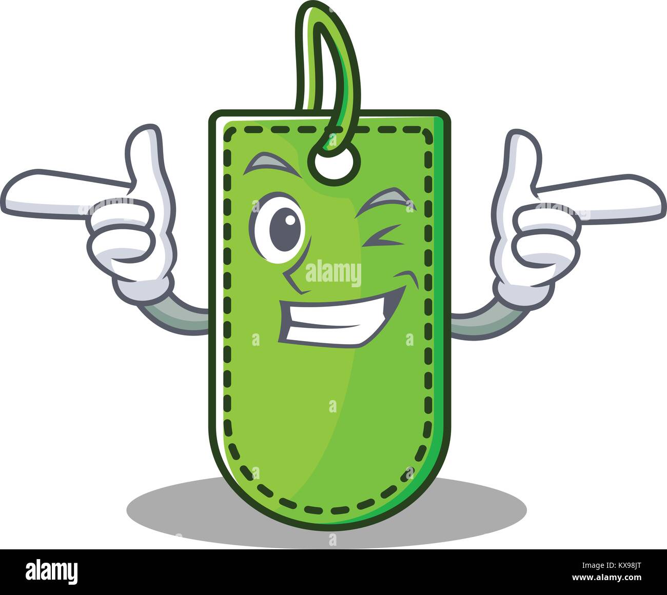 Wink price tag character cartoon Stock Vector Image & Art - Alamy