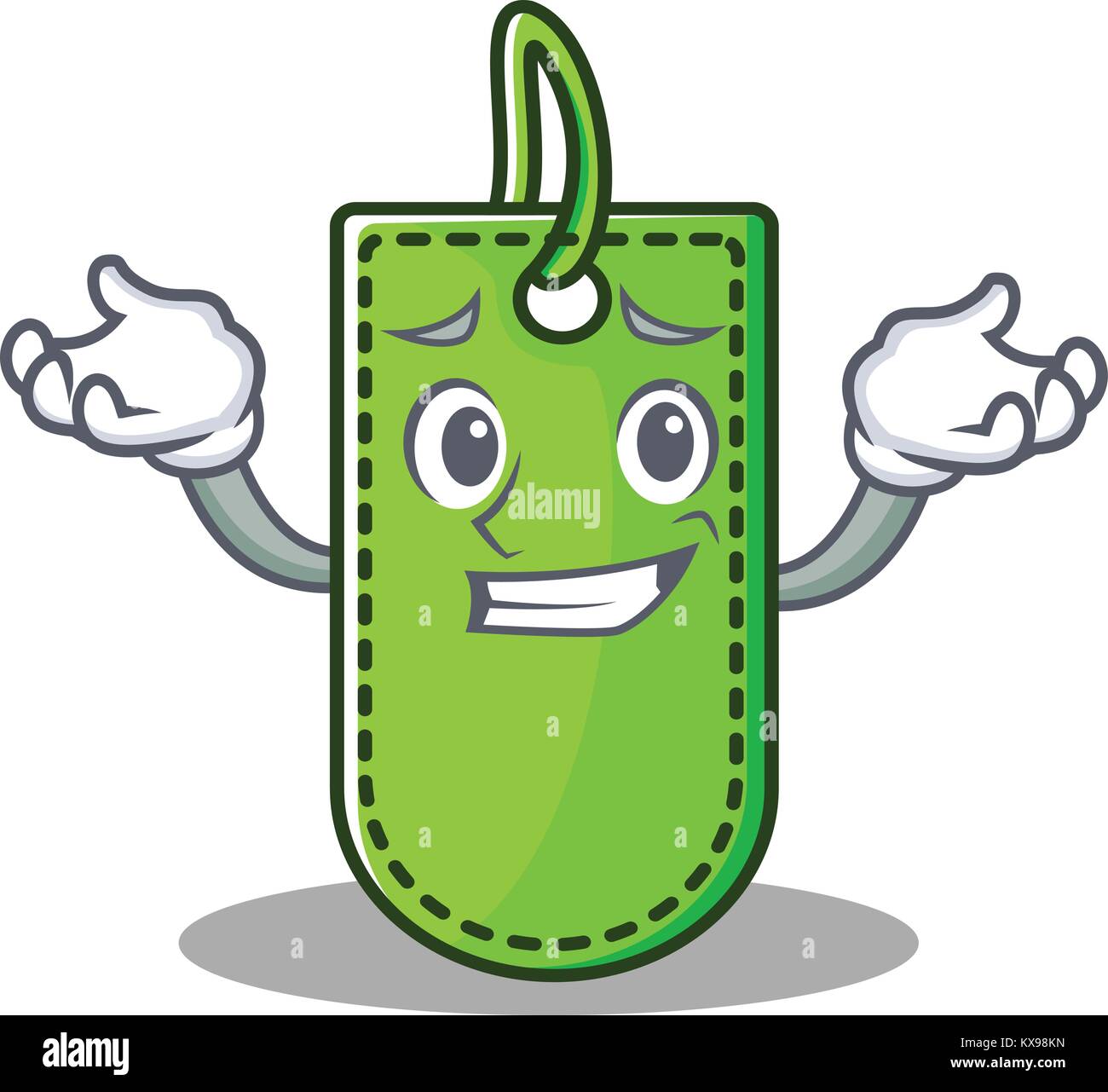 Grinning price tag character cartoon Stock Vector Image & Art - Alamy