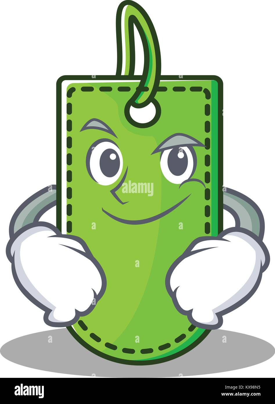 Smirking price tag character cartoon Stock Vector Image & Art - Alamy