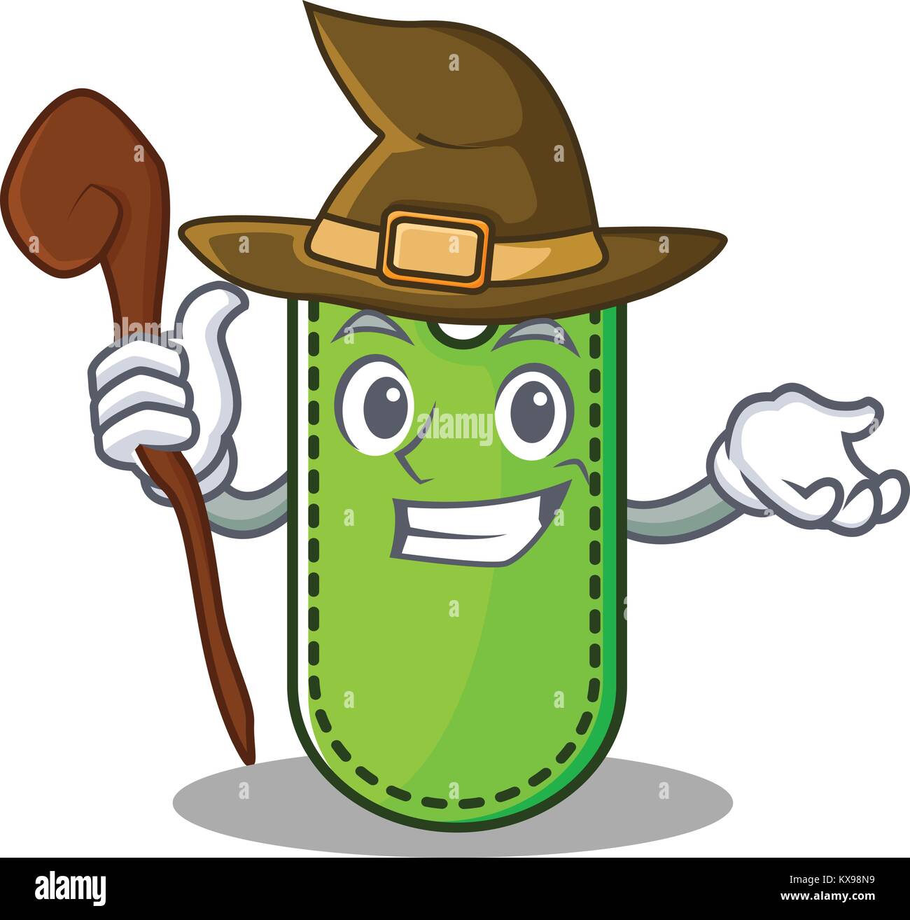 Witch price tag mascot cartoon Stock Vector Image & Art - Alamy
