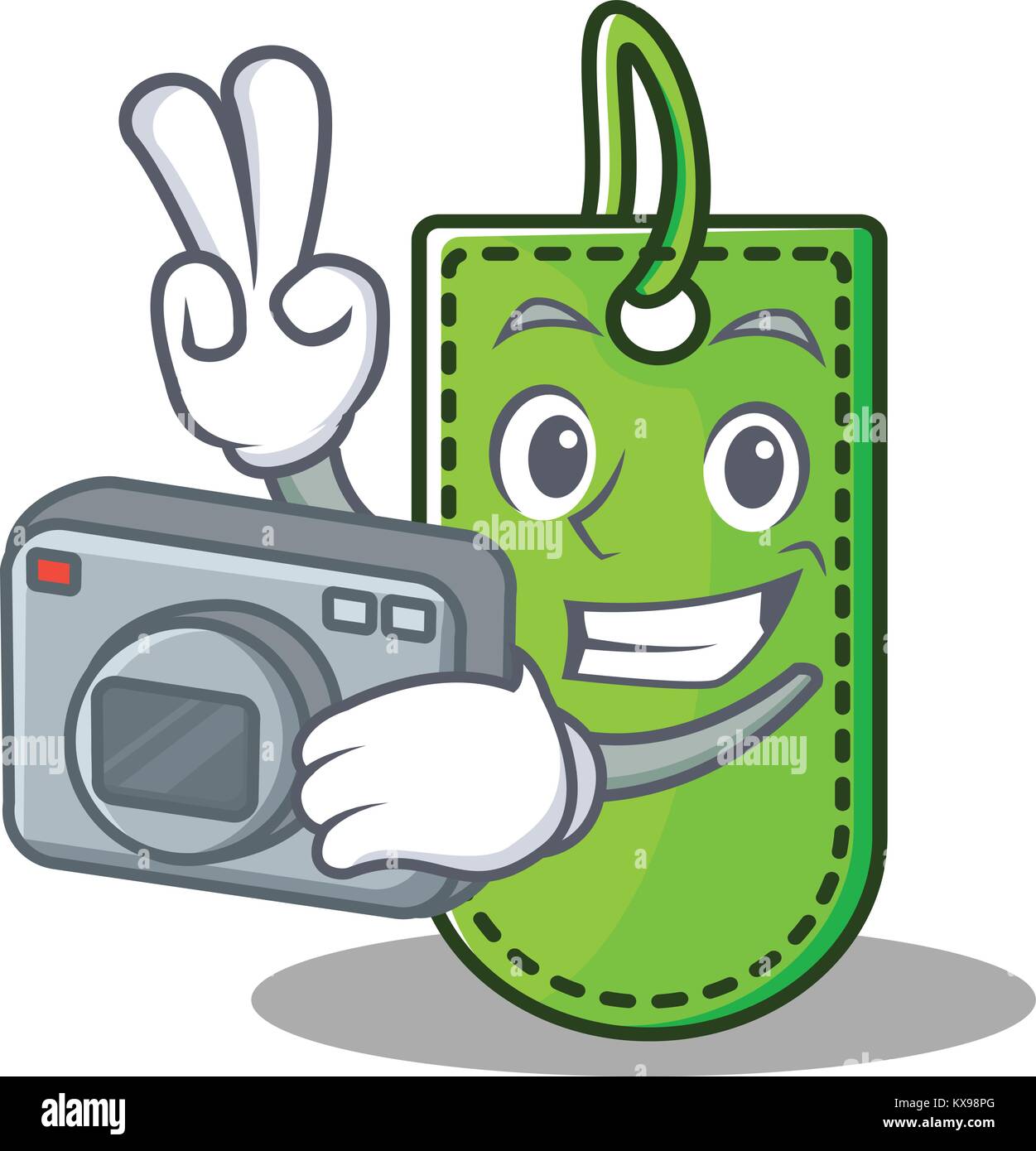 Photographer price tag mascot cartoon Stock Vector Image & Art - Alamy