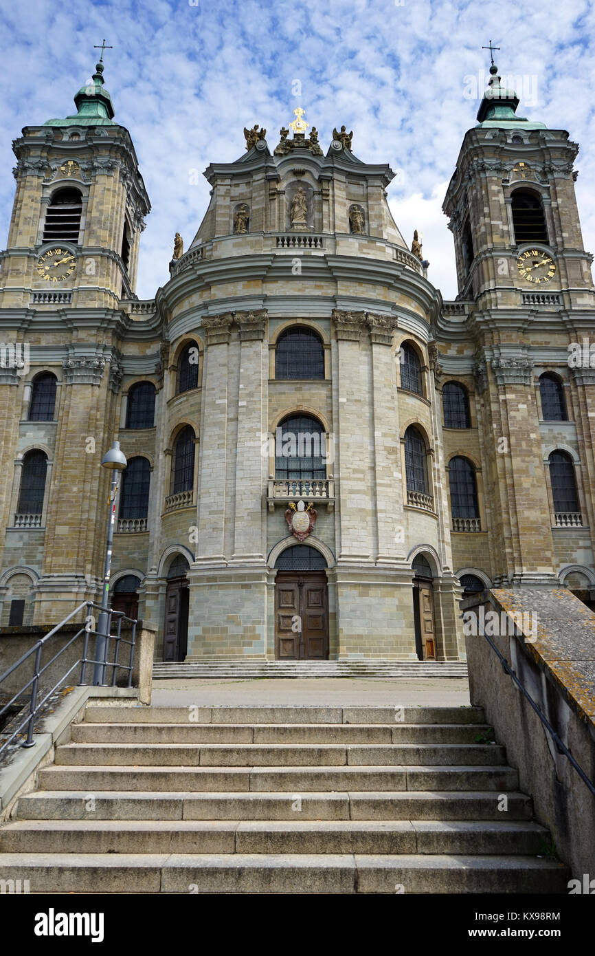 WEINGARTEN, GERMANY - CIRCA AUGUST 2016 Basilica of St. Martin and ...