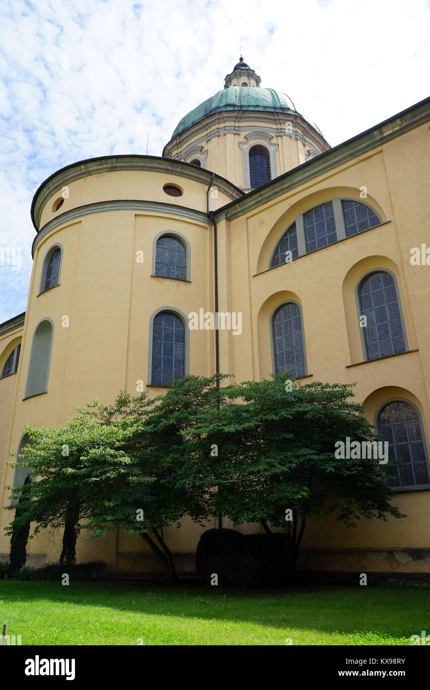 WEINGARTEN, GERMANY - CIRCA AUGUST 2016 Basilica of St. Martin and ...