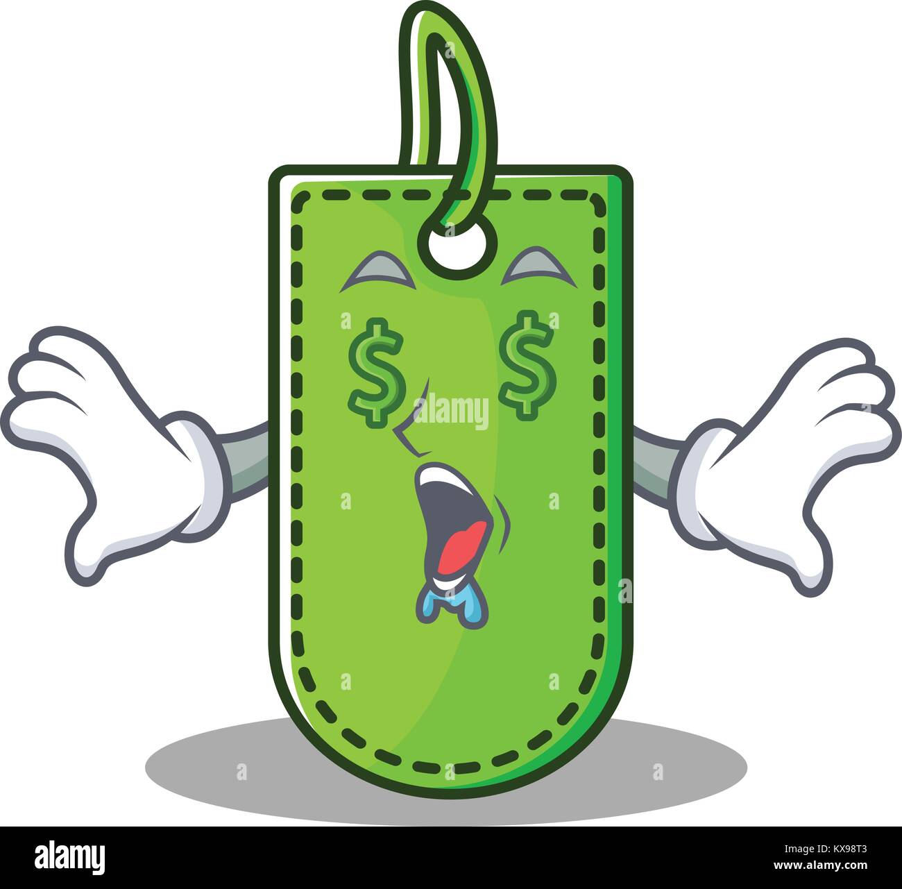 Money eye price tag mascot cartoon Stock Vector Image & Art - Alamy