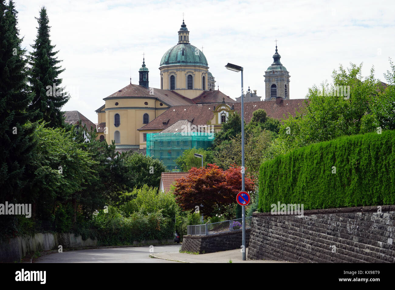 WEINGARTEN, GERMANY - CIRCA AUGUST 2016 Basilica of St. Martin and ...