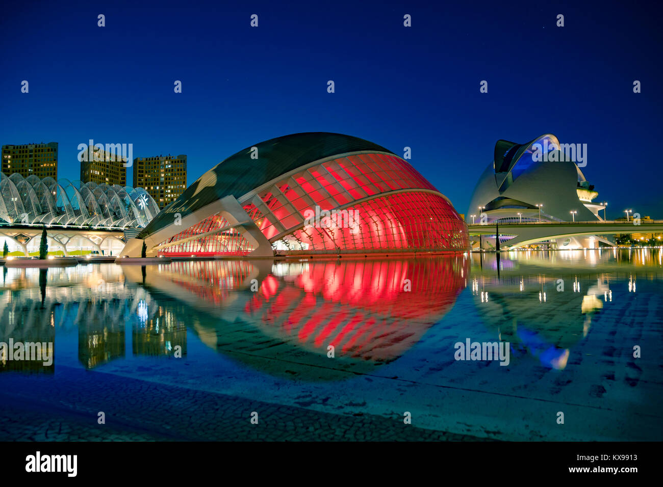 Santiago calatrava valencia architecture hi-res stock photography and ...