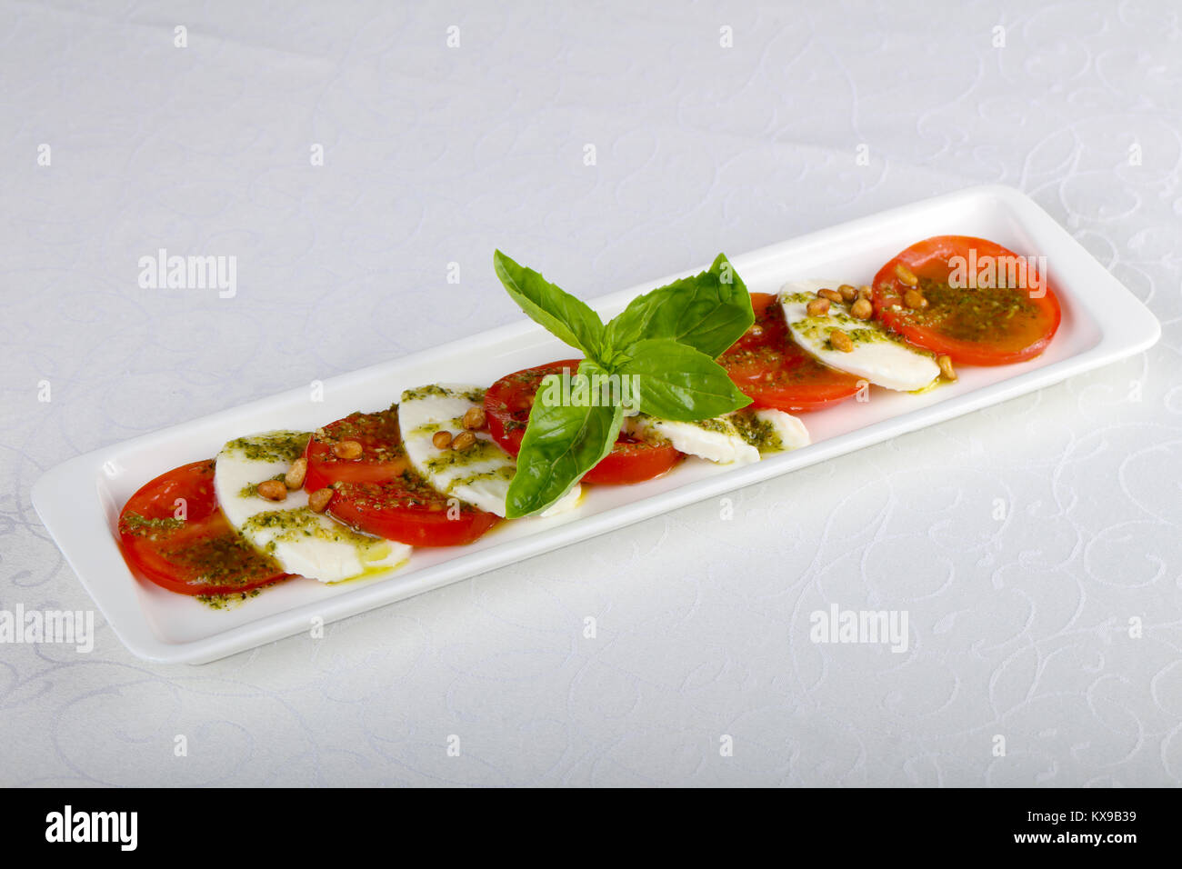 Caprese salad- Italian style Stock Photo - Alamy