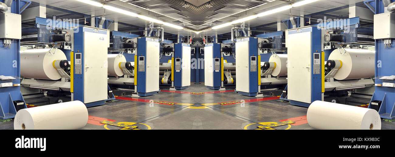 Modern printing press hi-res stock photography and images - Alamy