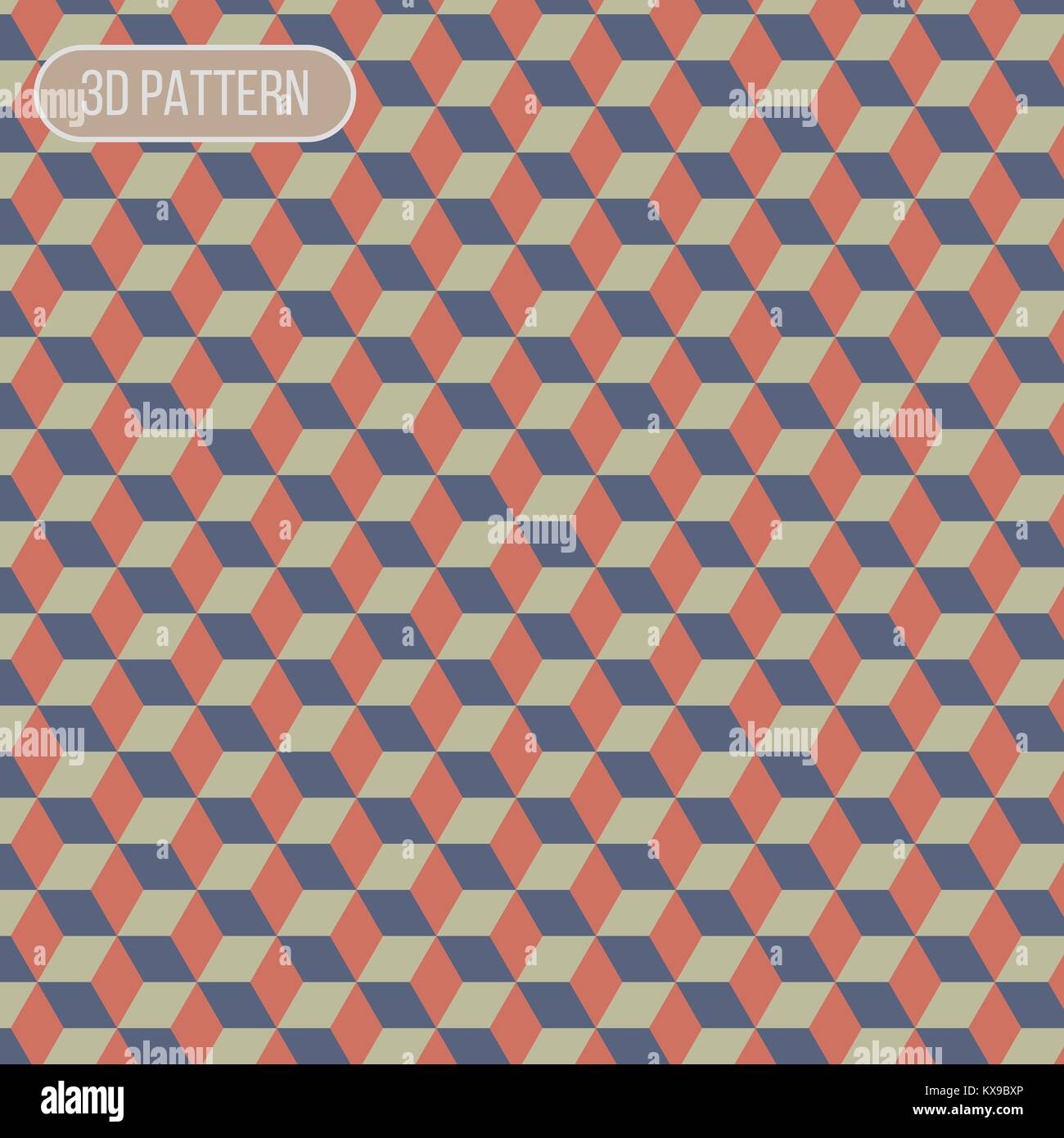 3D Seamless Pattern Stock Vector Image & Art - Alamy