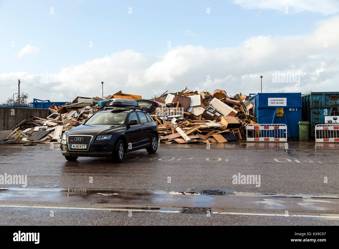 recycling centre,squander, fritter away, misspend, misuse, spend ...