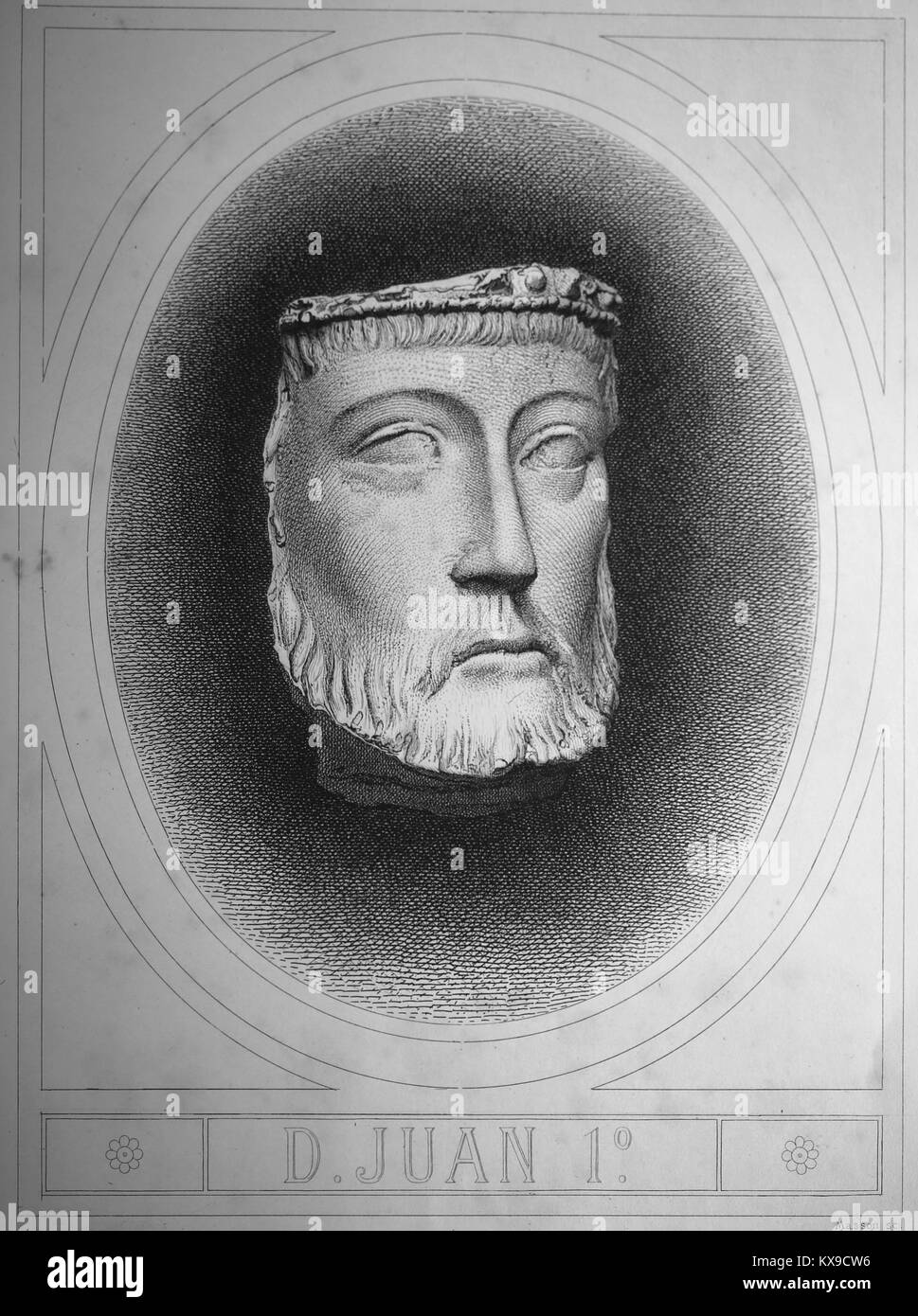 John I of Castile (1358-1390). King of Castile and Leon. House of ...