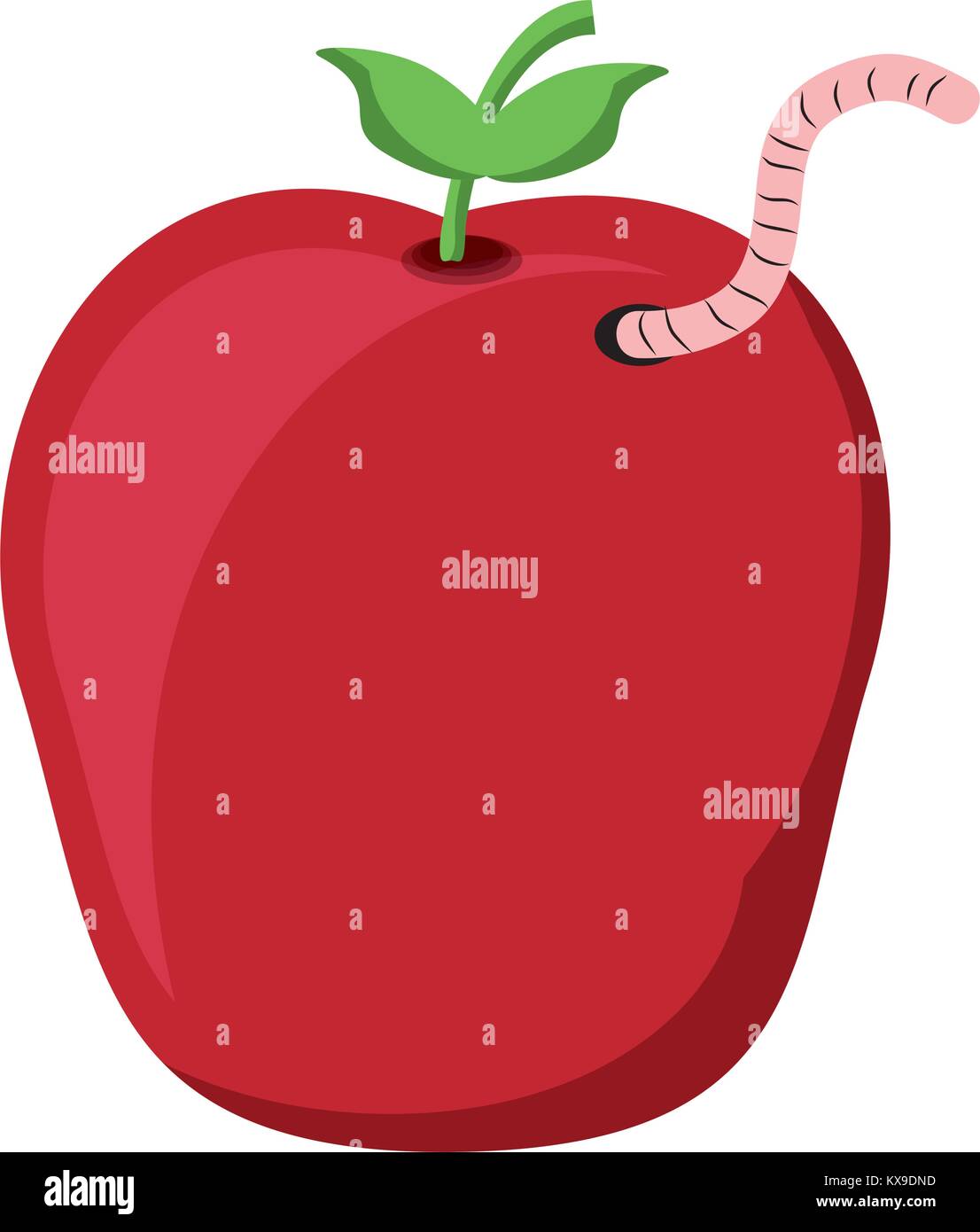 apple fruit icon Stock Vector Image & Art - Alamy