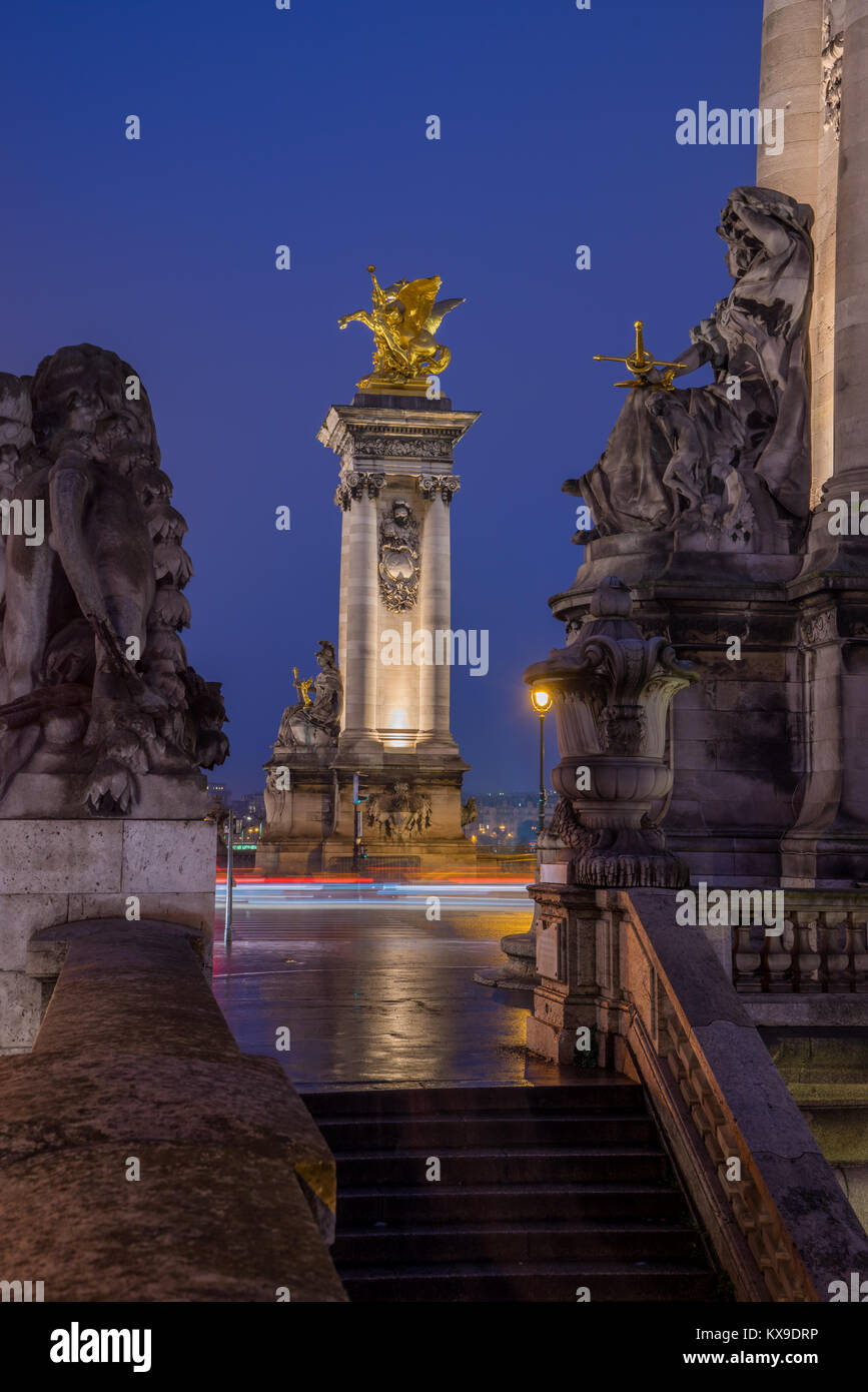Bridge of the Alexandre III, Paris France Stock Photo - Alamy