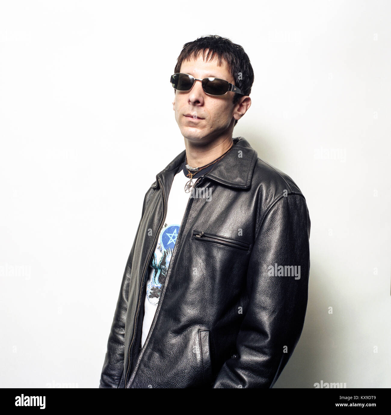 Johnathan Donahue of Mercury Rev photographed backstage at Newcastle ...