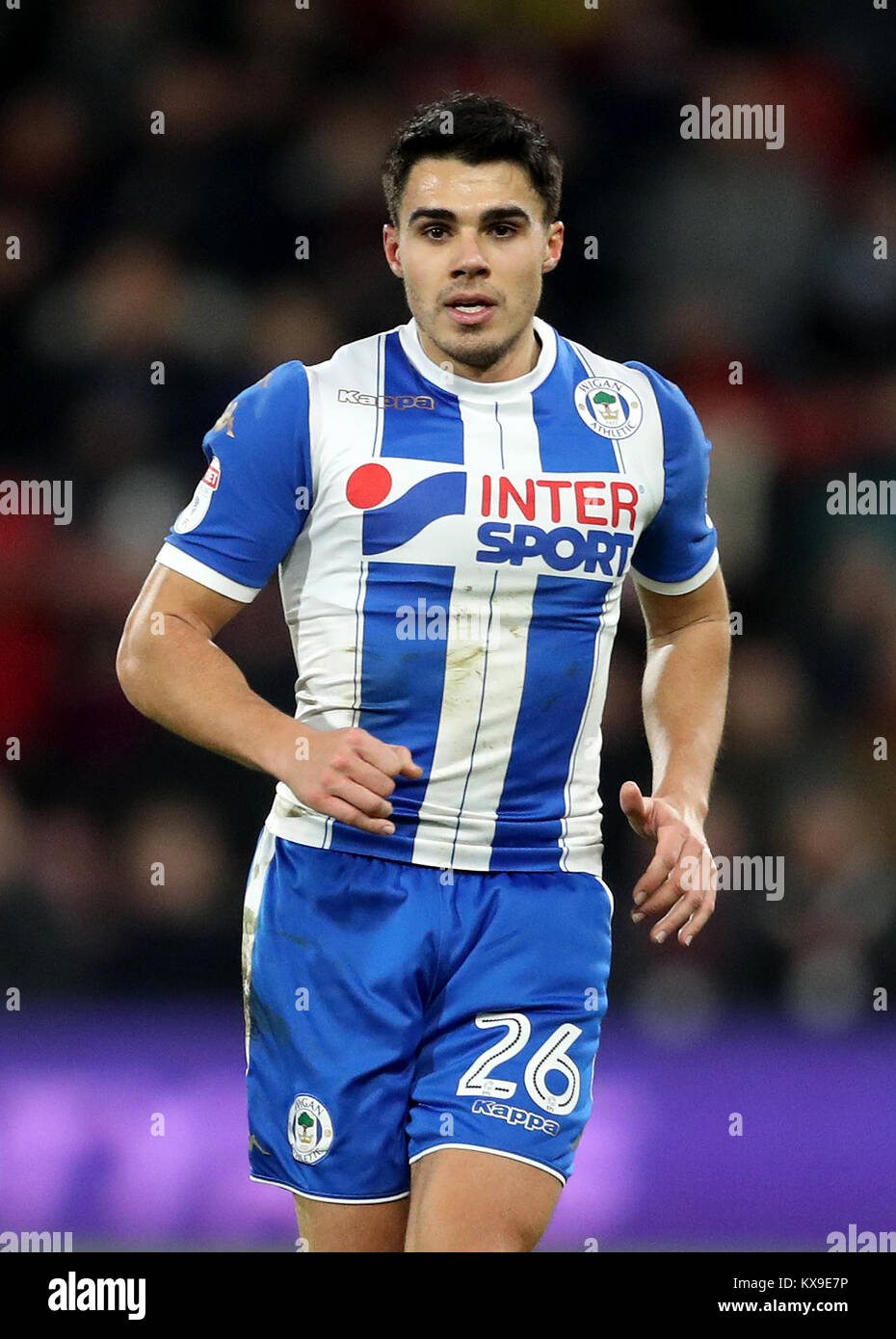 Wigan Athletic's Reece James Stock Photo - Alamy