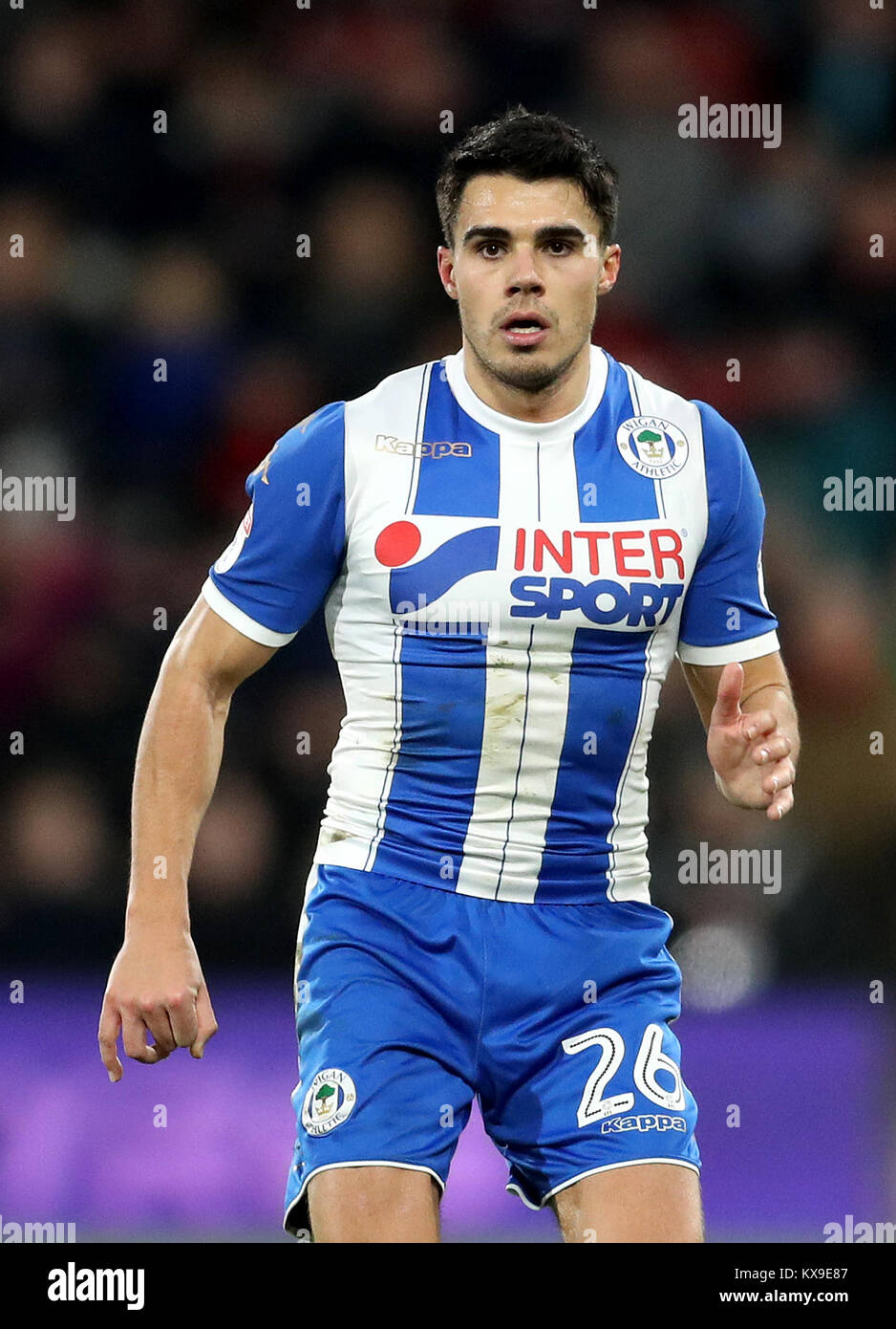 Wigan Athletic's Reece James Stock Photo - Alamy