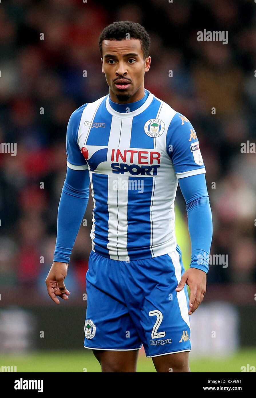 Wigan athletics nathan byrne hi-res stock photography and images - Alamy