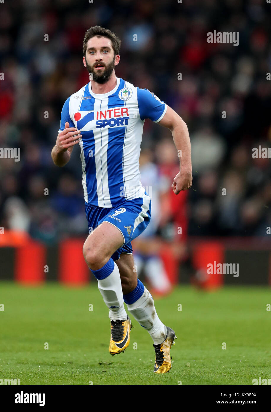 Wigan Athletic's Will Grigg Stock Photo - Alamy