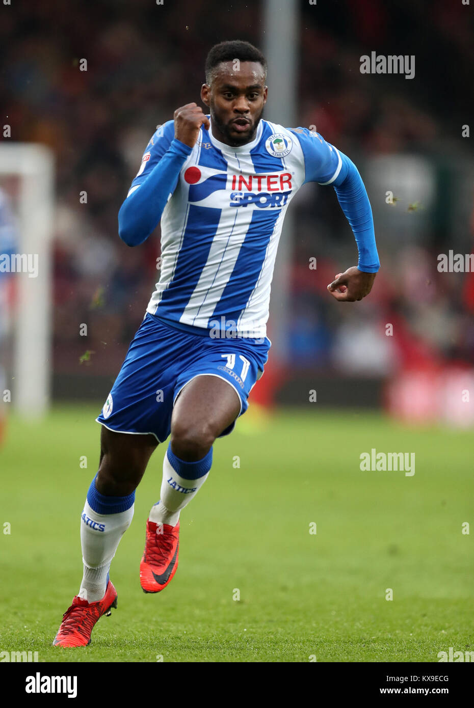 Wigan Athletic's Gavin Massey Stock Photo - Alamy