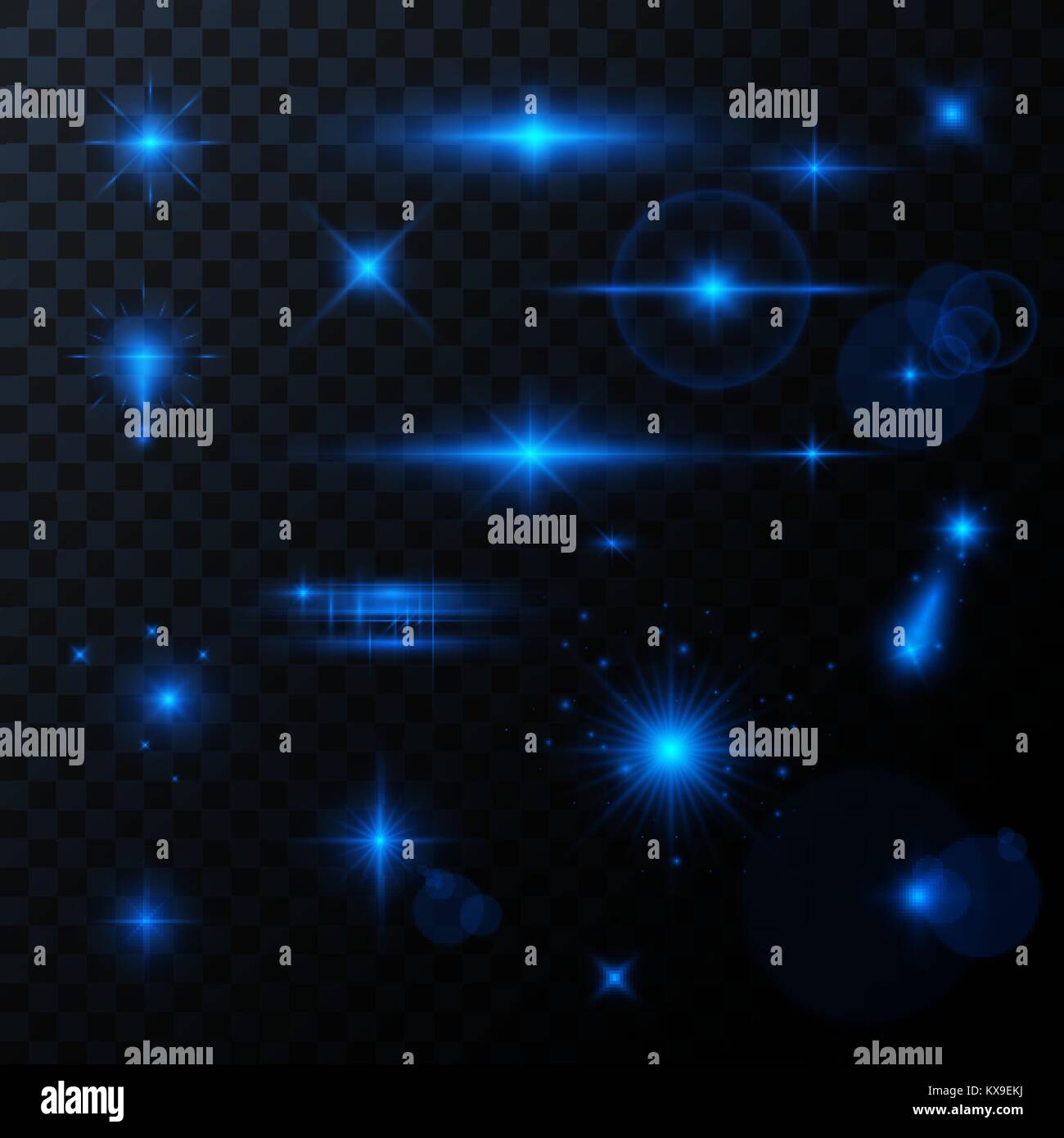 Lens Flare, glow light effect. sun or realistic shining star with a ...