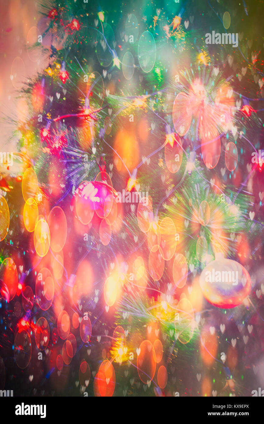 Beautiful christmas tree background Stock Photo - Alamy