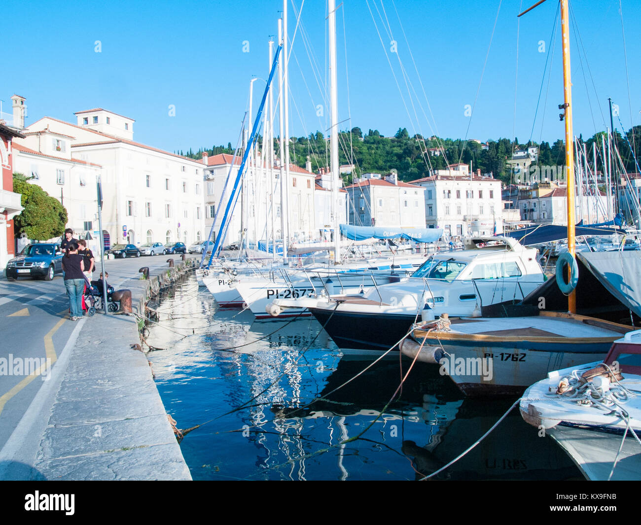Port of Piran,Slovenia Stock Photo - Alamy