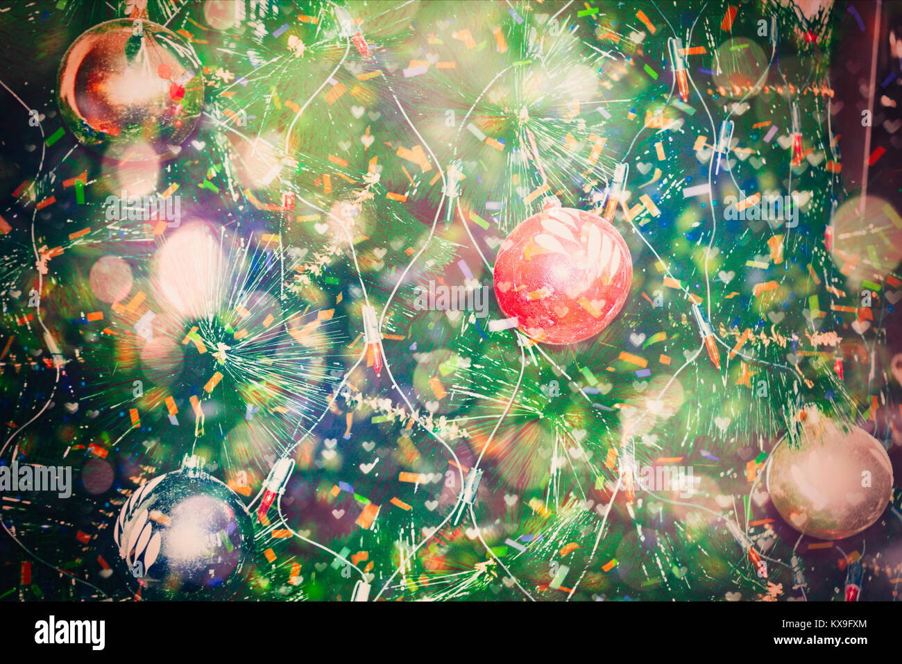 Beautiful christmas tree background Stock Photo - Alamy