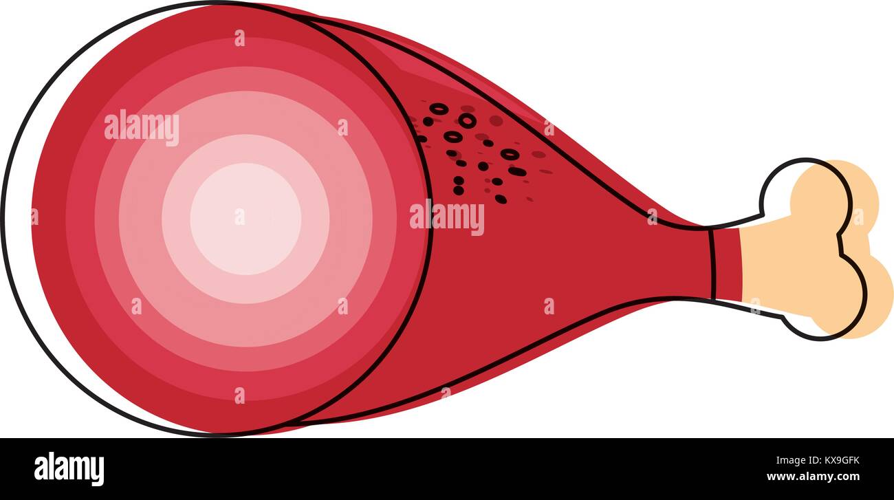 ham leg icon Stock Vector Image & Art - Alamy