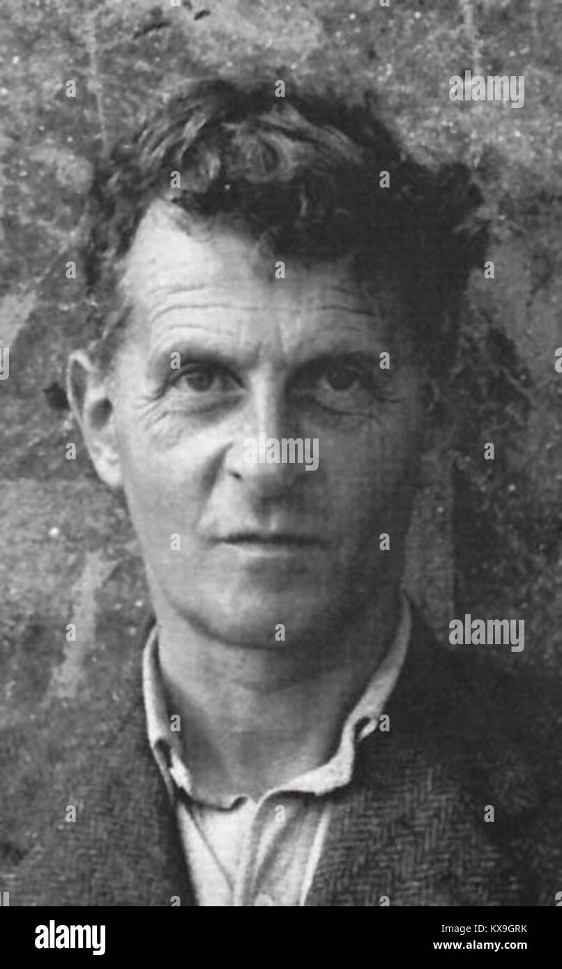 This photograph shows philosopher Ludwig Wittgenstein during his visit ...