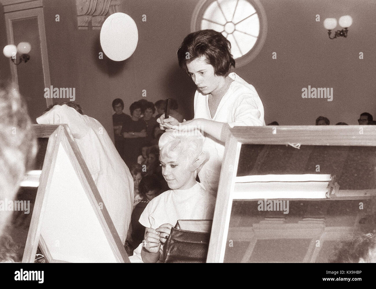 The 6th national hairdressing competition in Celje, held in 1962 ...