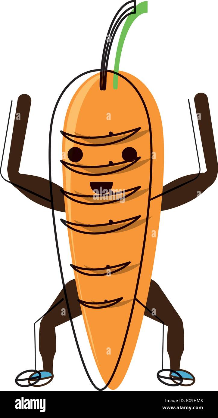kawaii carrot icon Stock Vector Image & Art - Alamy
