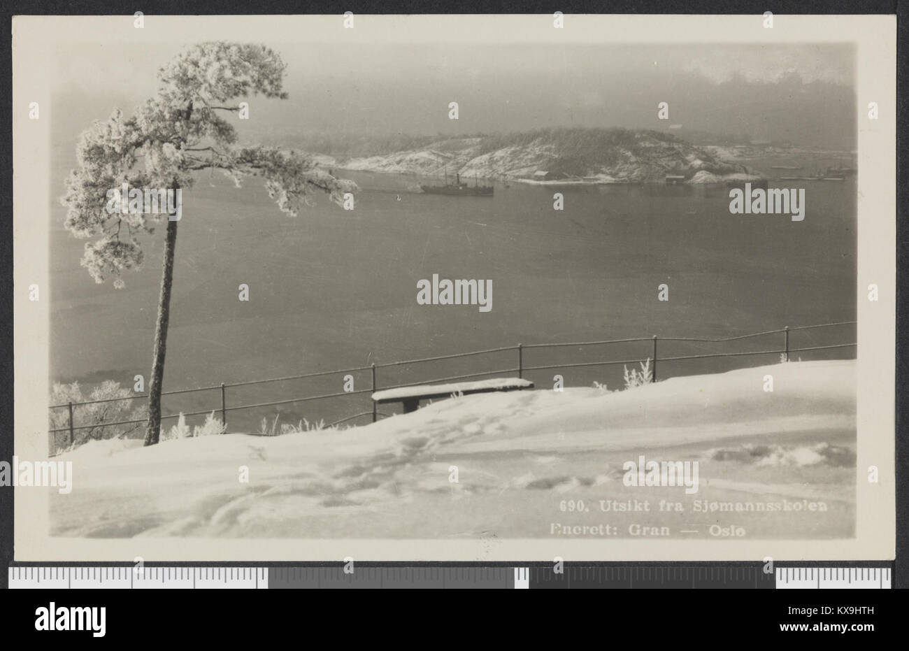 This photograph taken from the *Sjømannskolen* (Seaman’s School) offers ...