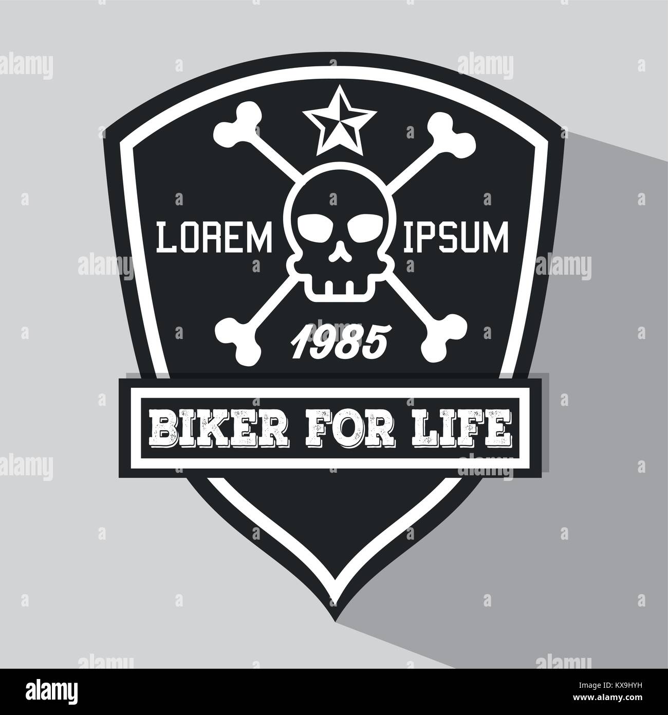 Biker patch Stock Vector Images - Alamy