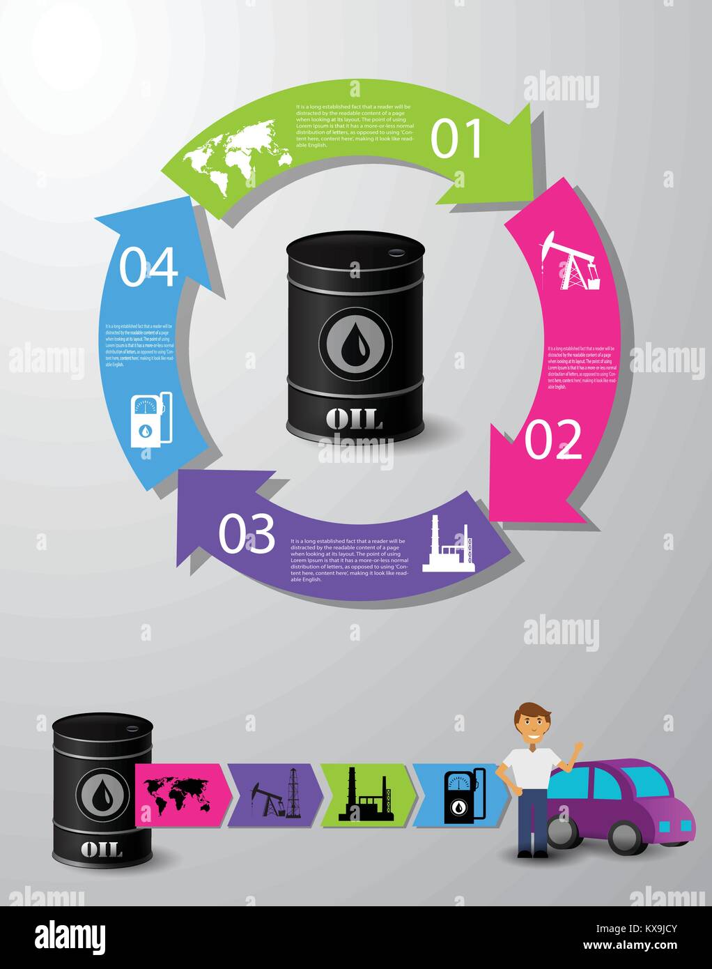 Industrial concept info graphic design,clean vector Stock Vector Image ...