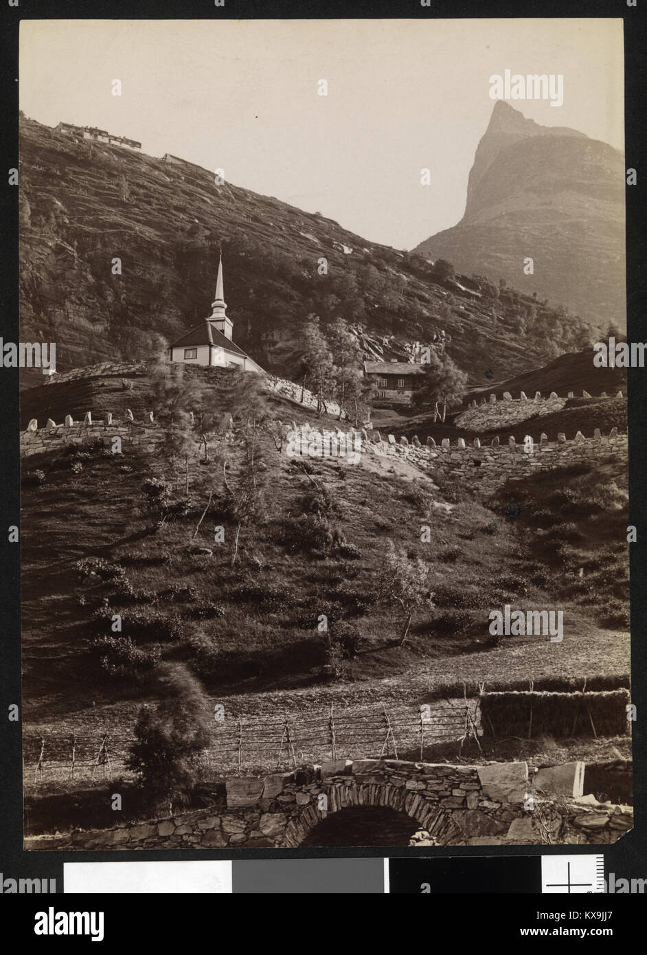 This title refers to a photograph of the S,ndm,r area in Geiranger ...