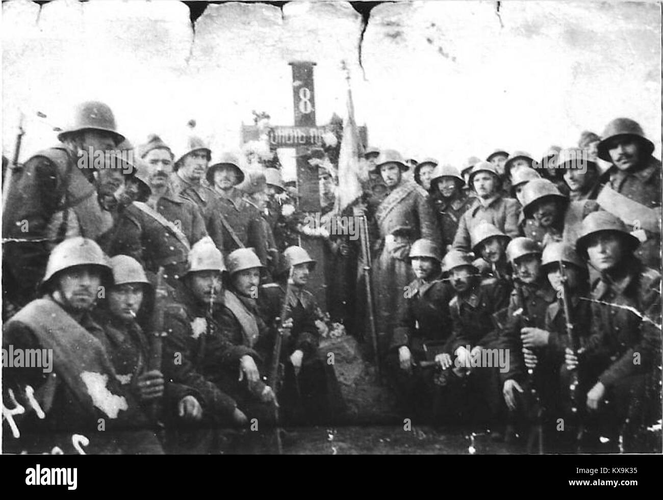 This photograph shows the 8th Cavalry Regiment of Bulgaria in Bujanovac ...
