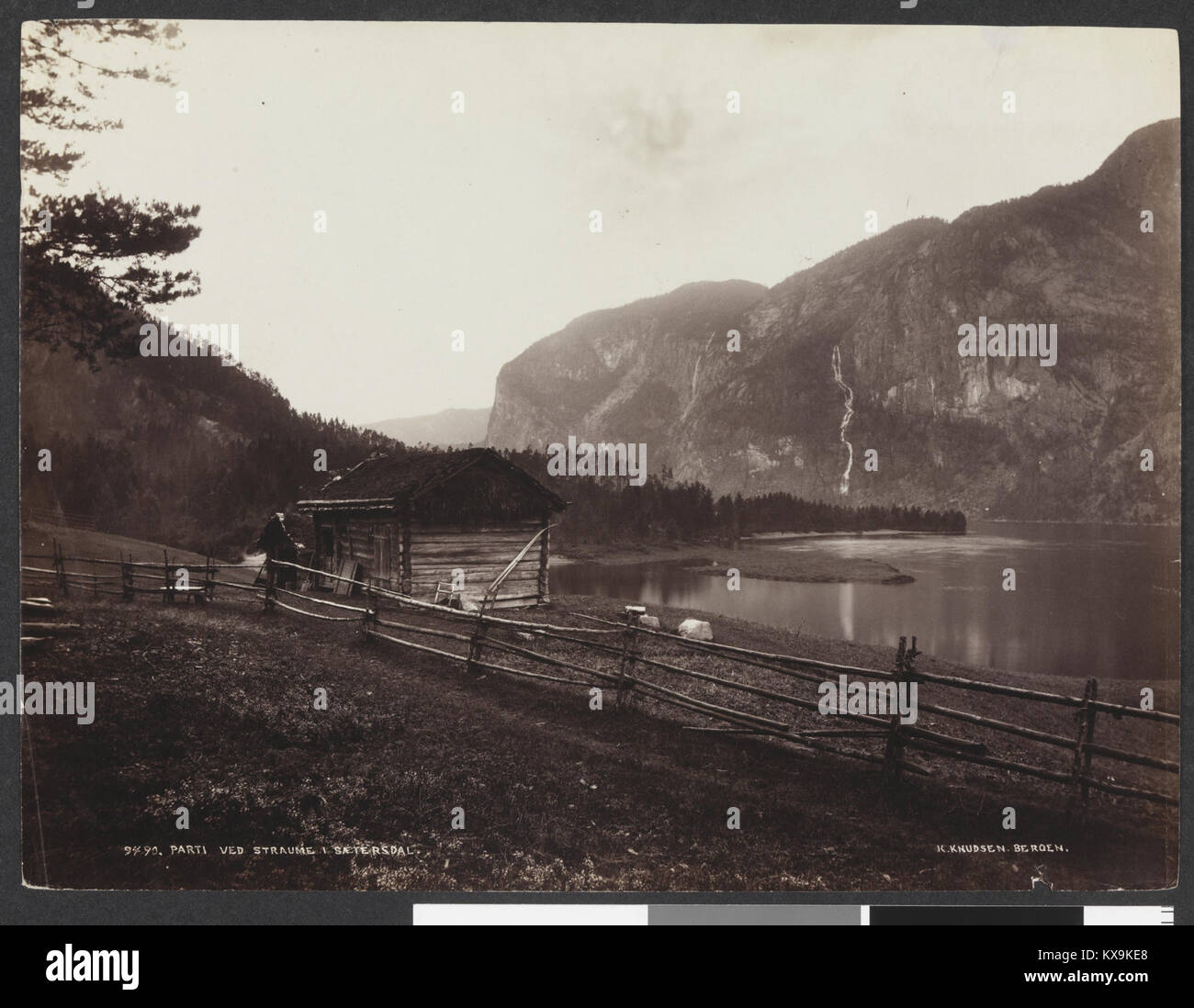 This photograph shows Straume in Sætersdal, Norway, highlighting the ...
