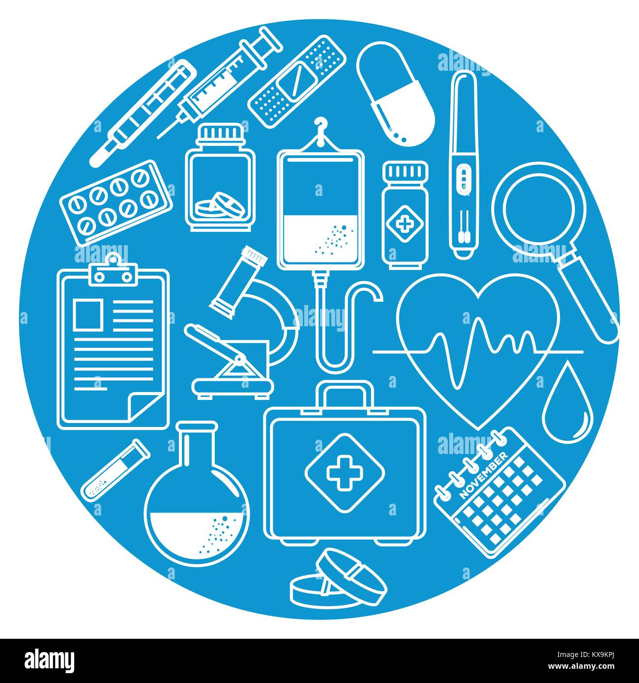medical center concept background Stock Vector Image & Art - Alamy