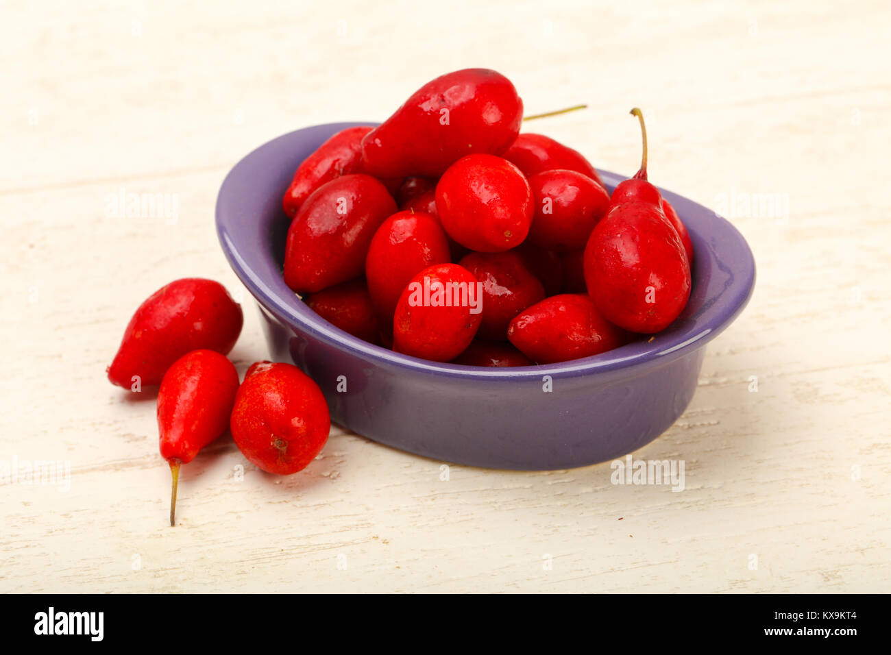 The cornel fruit Stock Photo - Alamy