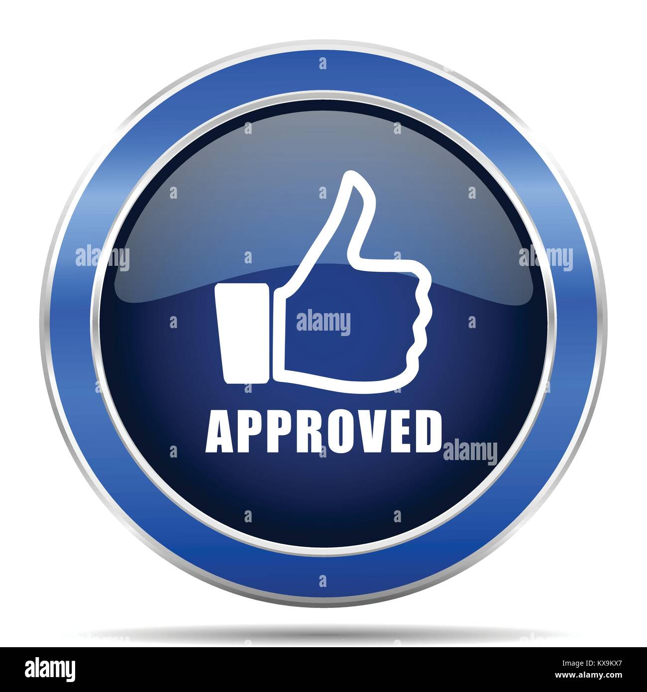 Approved metallic logo design hi-res stock photography and images - Alamy