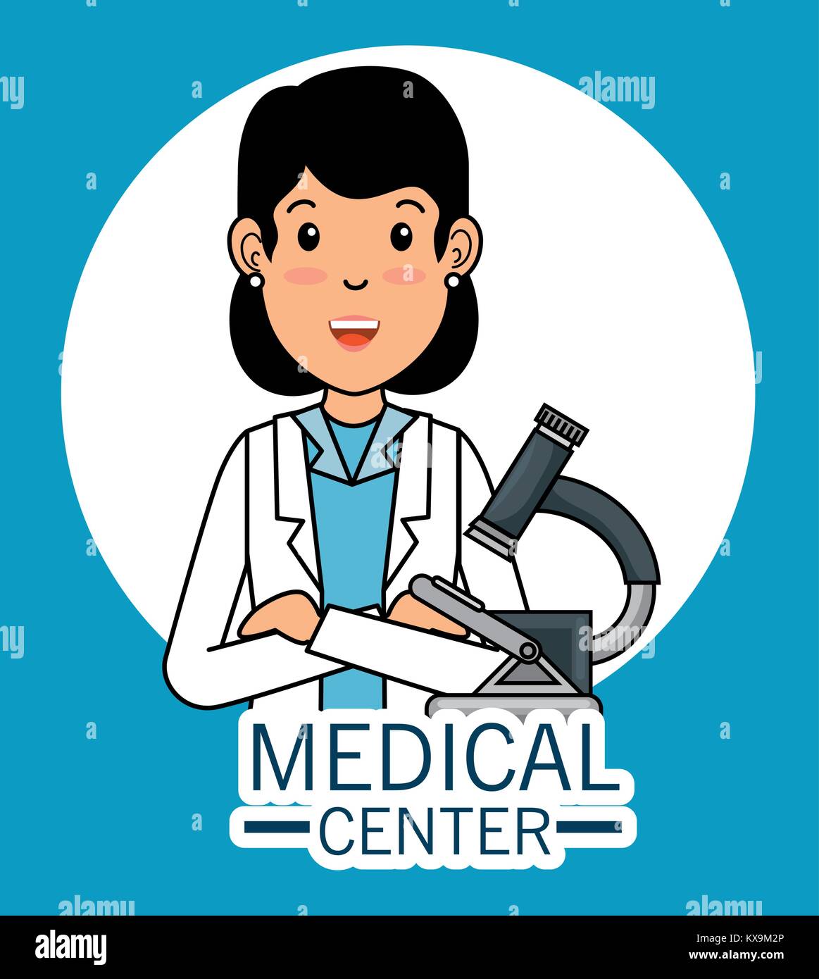 doctor medical center cartoon Stock Vector Image & Art - Alamy