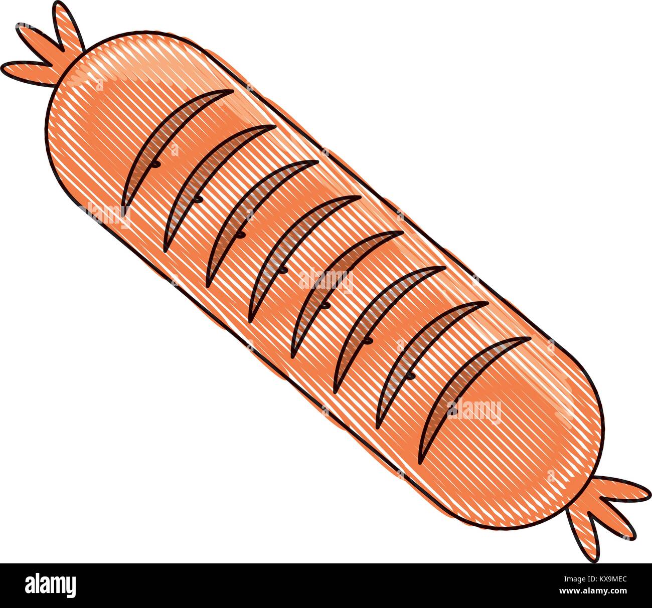 sausage icon image Stock Vector Image & Art - Alamy