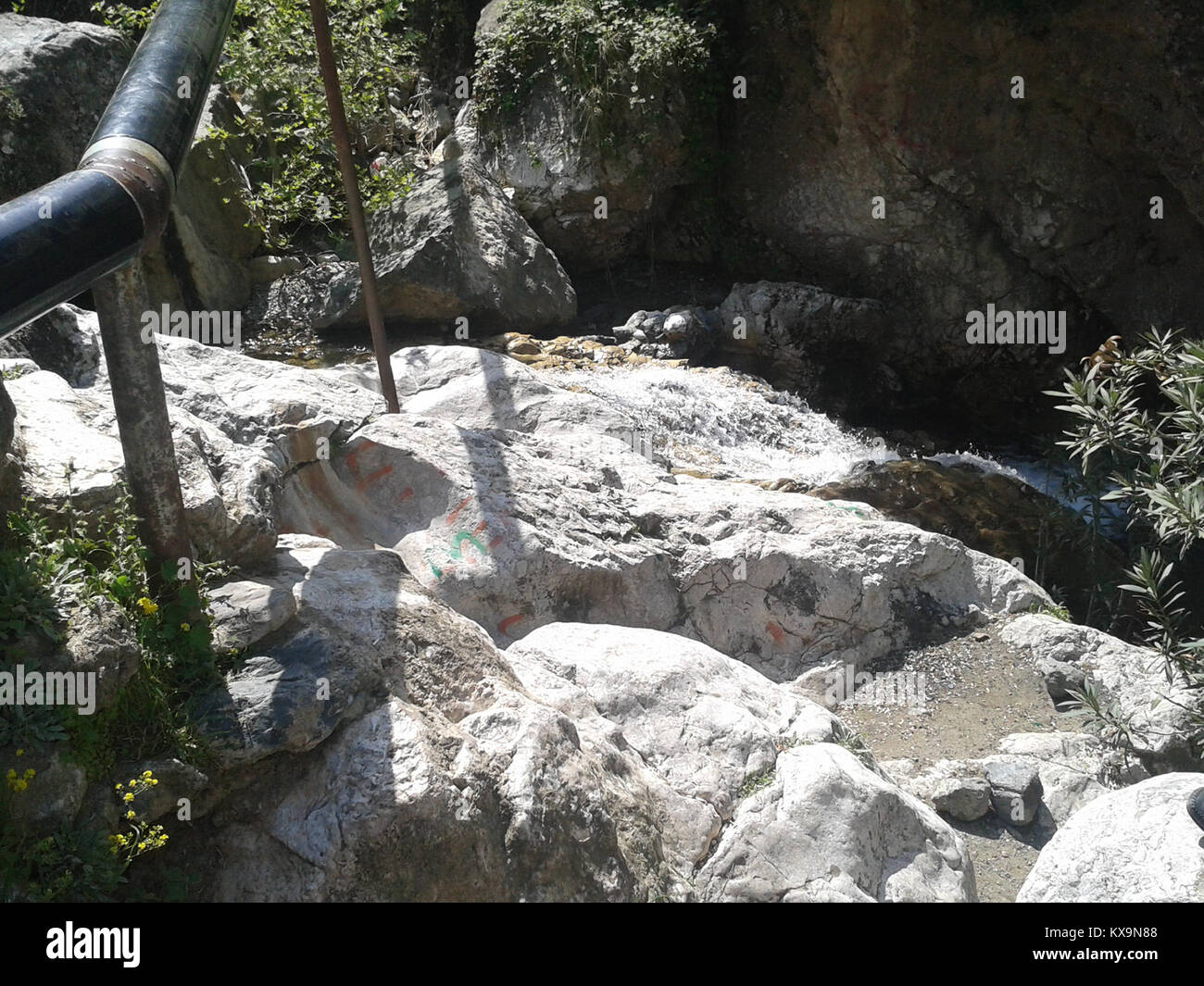 A photograph of Ağlayan Kaya (“Weeping Rock”) in Turkey, a natural rock ...