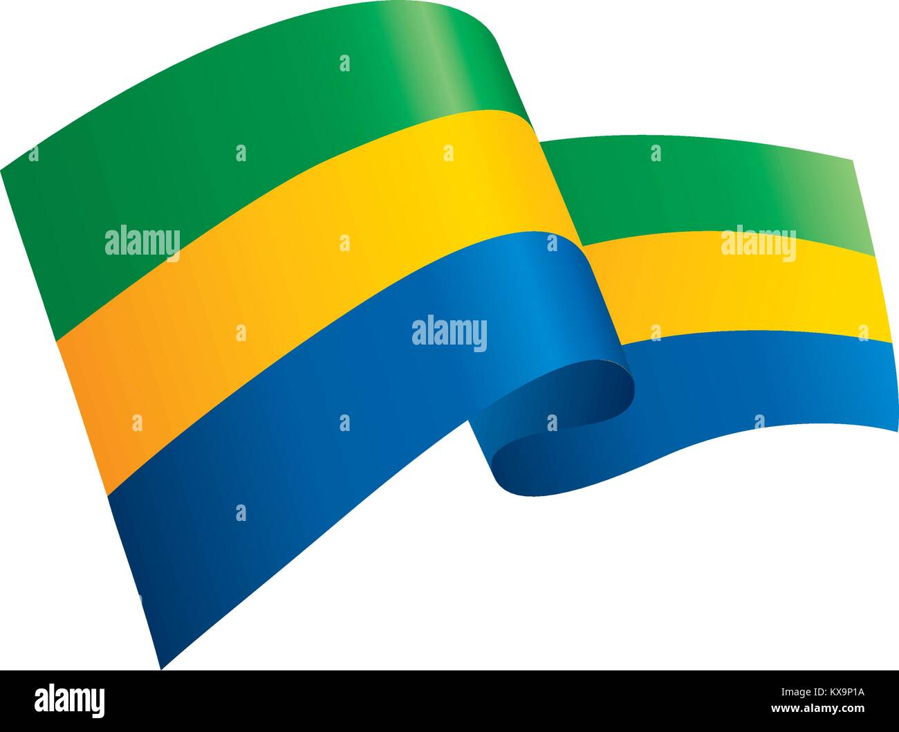 Gabon flag, vector illustration Stock Vector Image & Art - Alamy