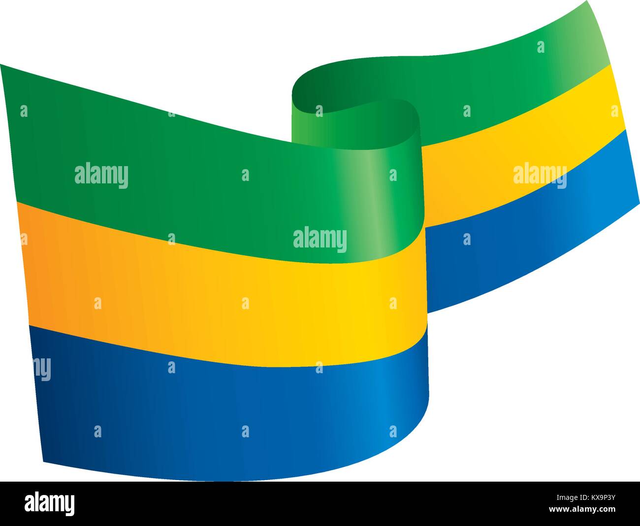 Gabon flag, vector illustration Stock Vector Image & Art - Alamy