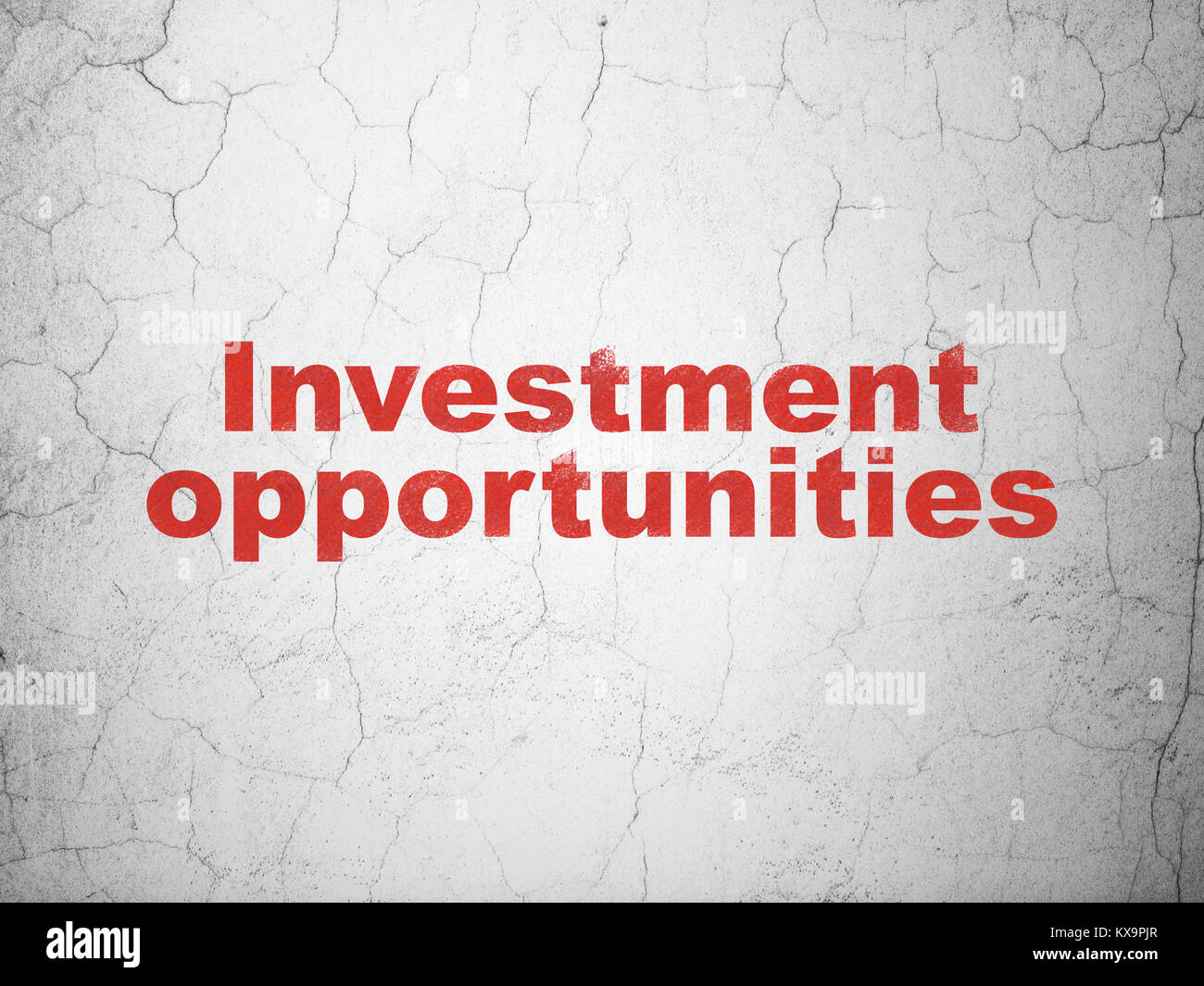 Business concept: Investment Opportunities on wall background Stock ...