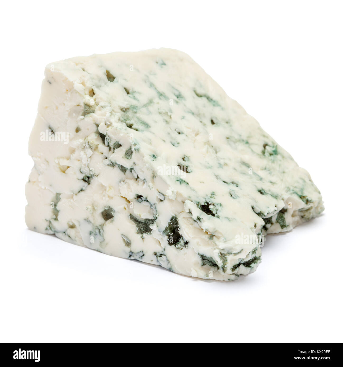 blue cheese on a white background. Clipping path Stock Photo - Alamy
