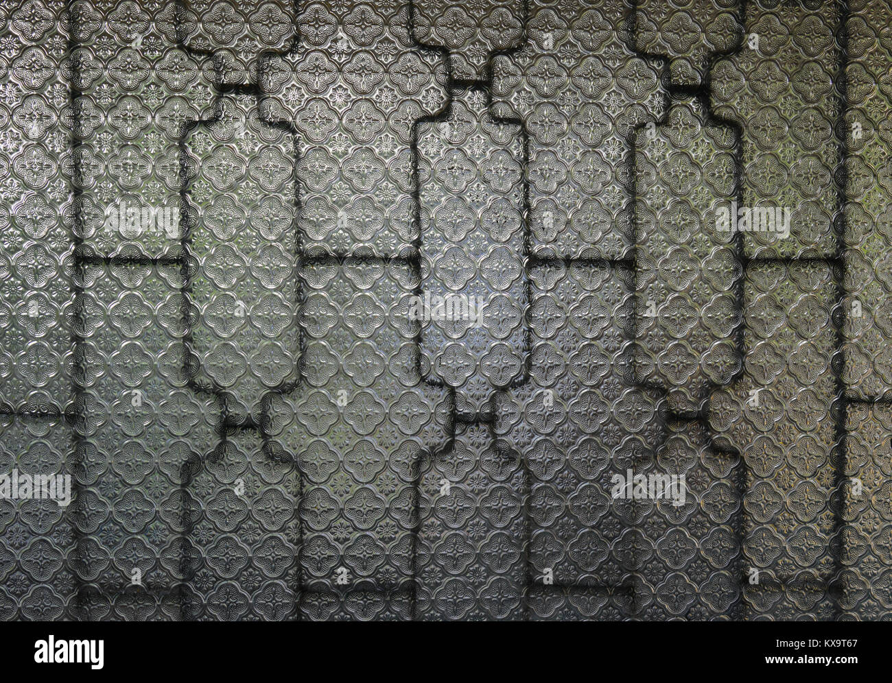 Texture of old glass window at ancient house Stock Photo - Alamy